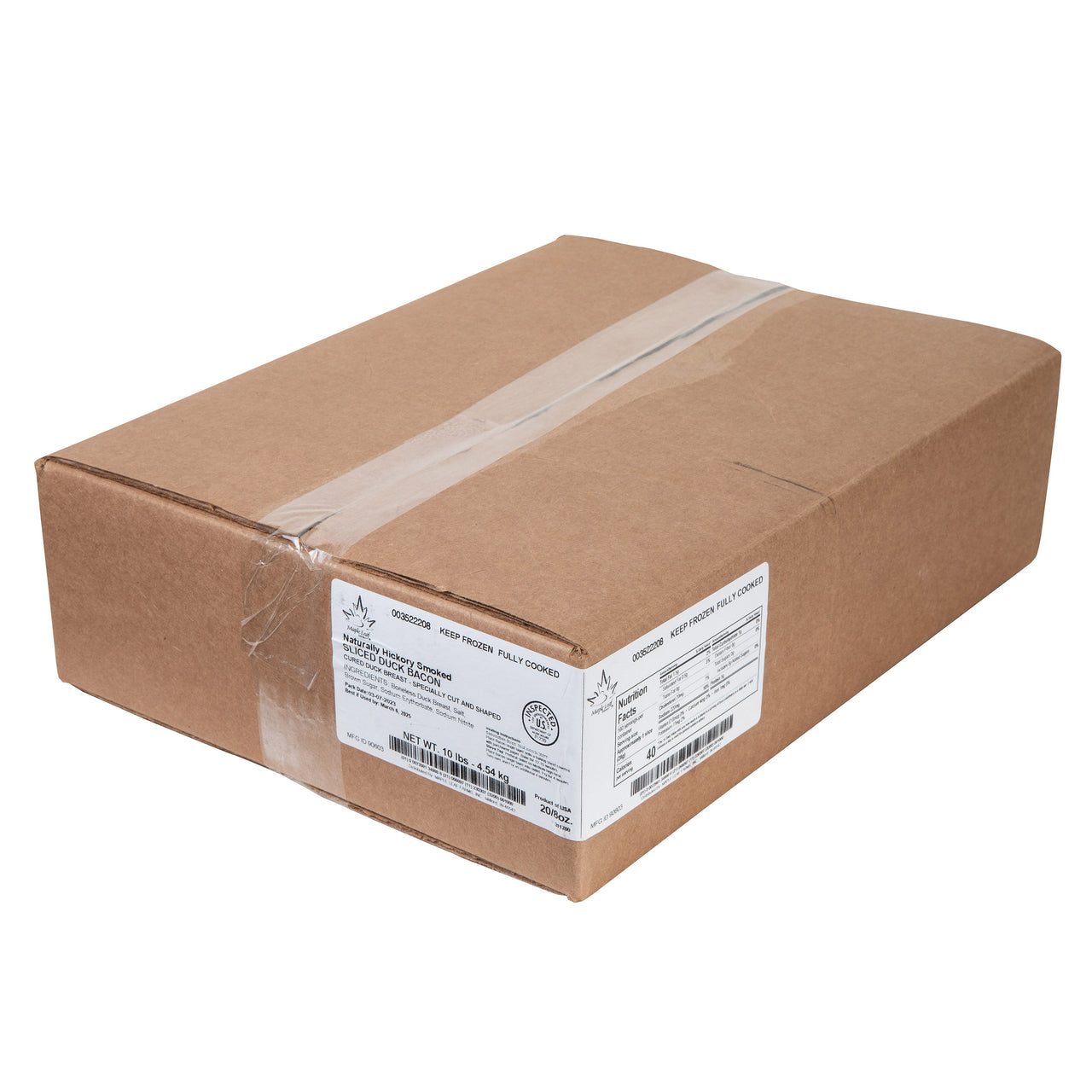 Duck Bacon Case - (20) 8oz packages – Maple Leaf Farms